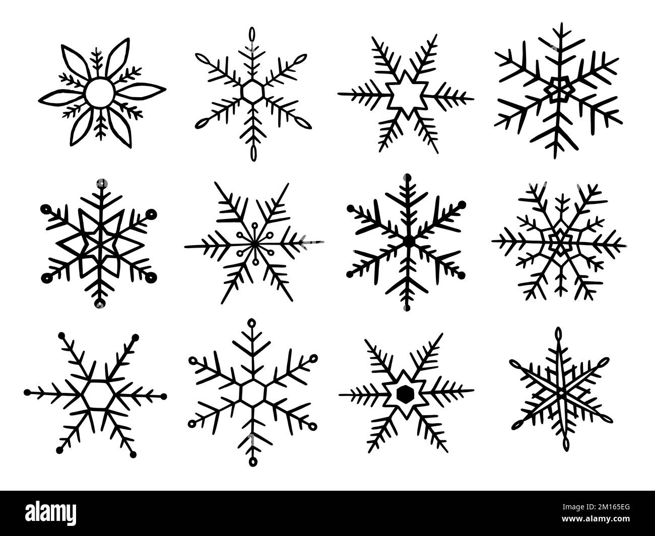 Patern in snow Stock Vector Images - Alamy