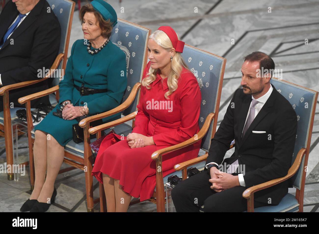 Oslo, Norway. 10th Dec, 2022. Queen Sonja of Norway, Crown Princess ...