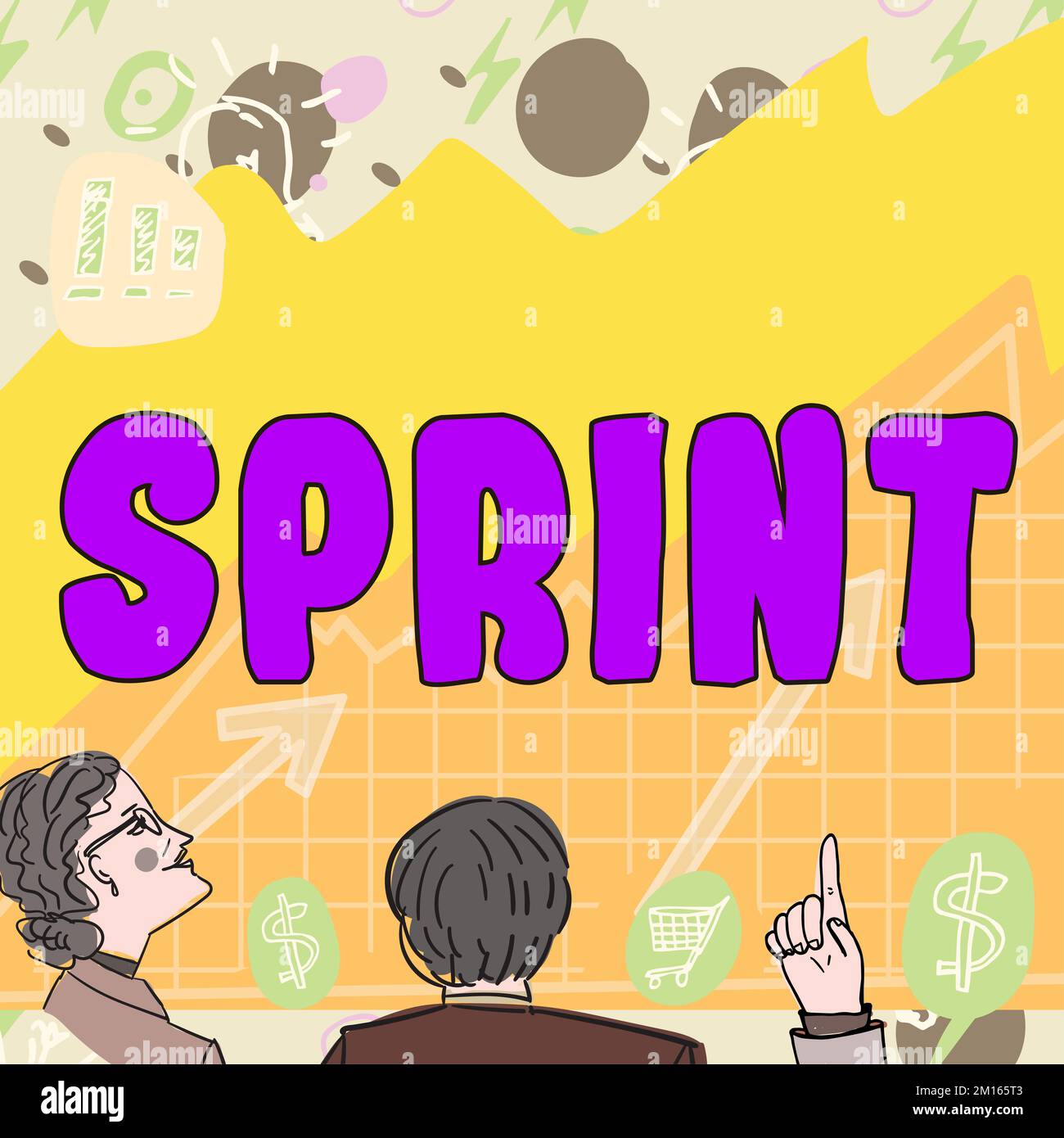 Inspiration showing sign Sprint. Business idea to move at top speed ...