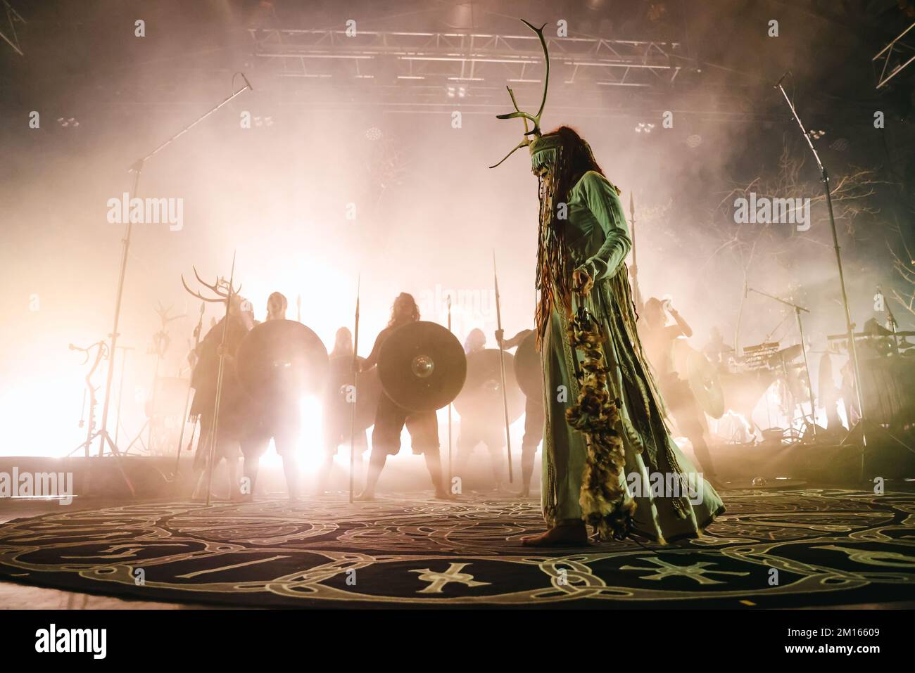 Milan, Italy. 09th Dec, 2022. Maria Franz of Heilung performs live at ...