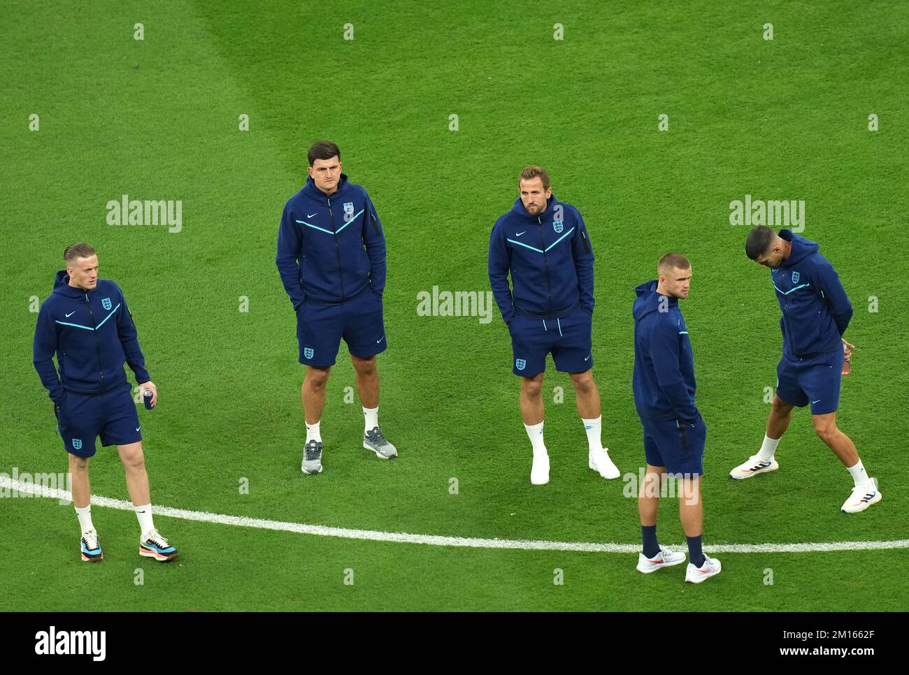 England goalkeeper Jordan Pickford, Harry Maguire, Harry Kane, Eric ...