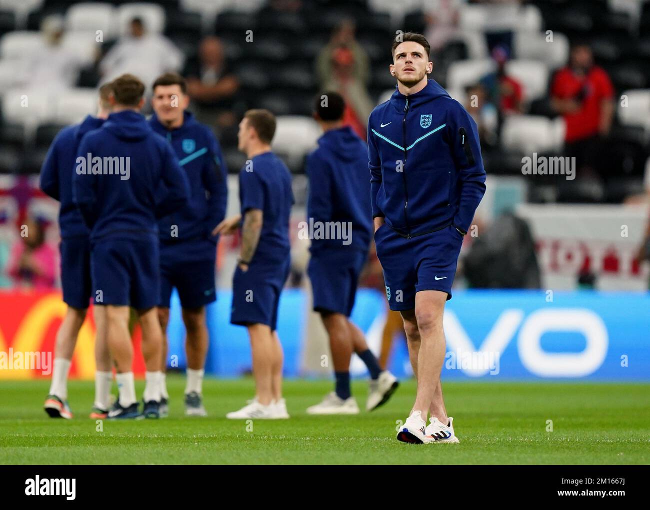 England's Declan Rice ahead of the FIFA World Cup Quarter-Final match ...