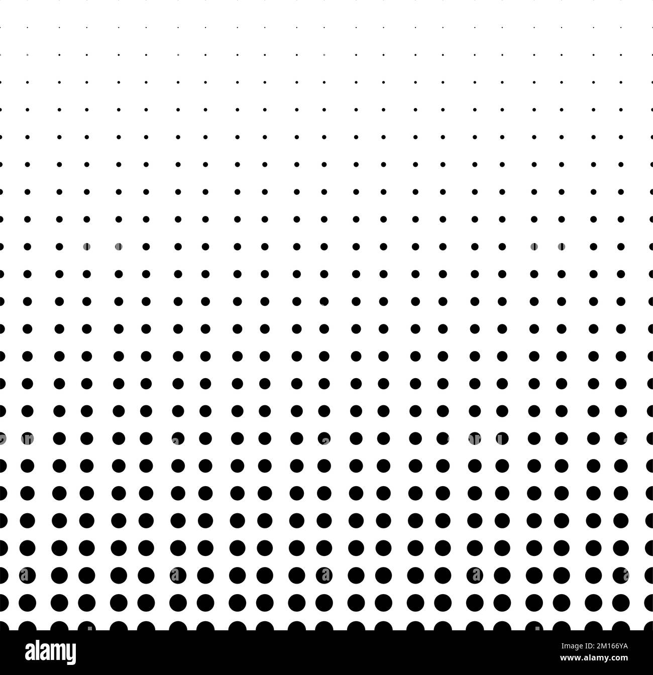 Geometric pattern of black circles on a white background.Seamless in ...
