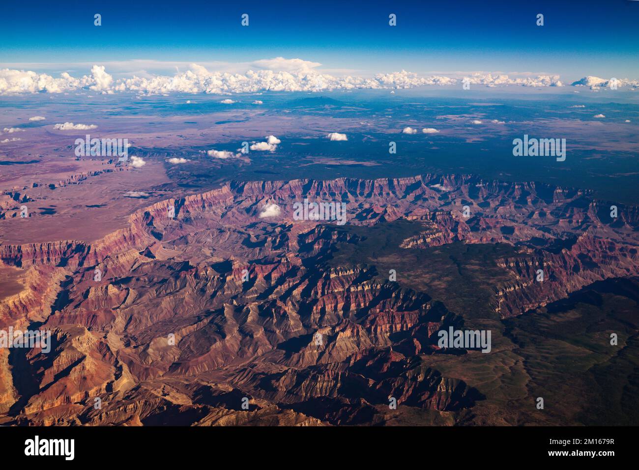 By flying to Los Angeles, you can see the sky over the Nevada deserts ...