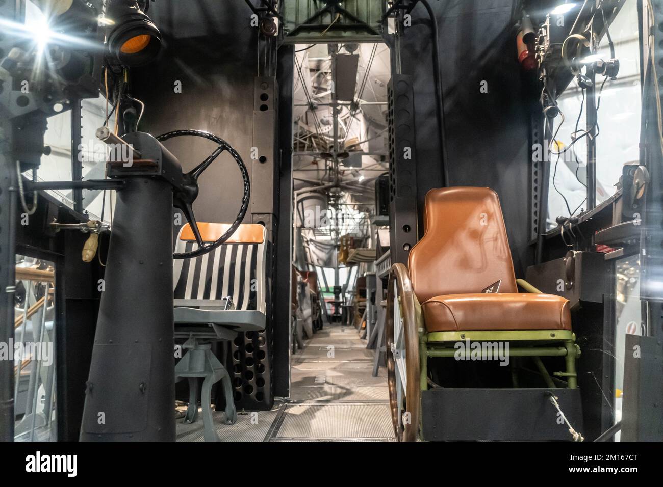 The 1942 Goodyear blimp ZNP-K control car Stock Photo - Alamy