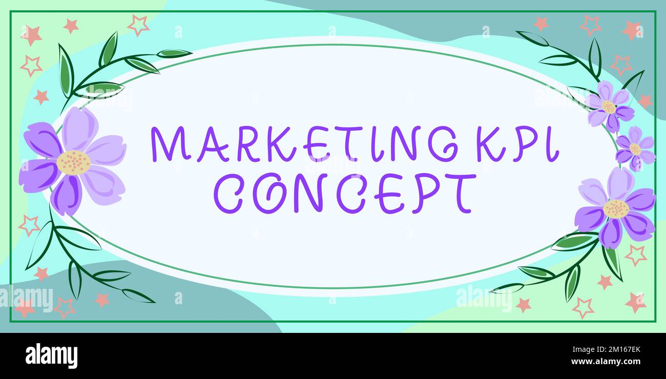 Text sign showing Marketing Kpi Concept. Concept meaning measure ...