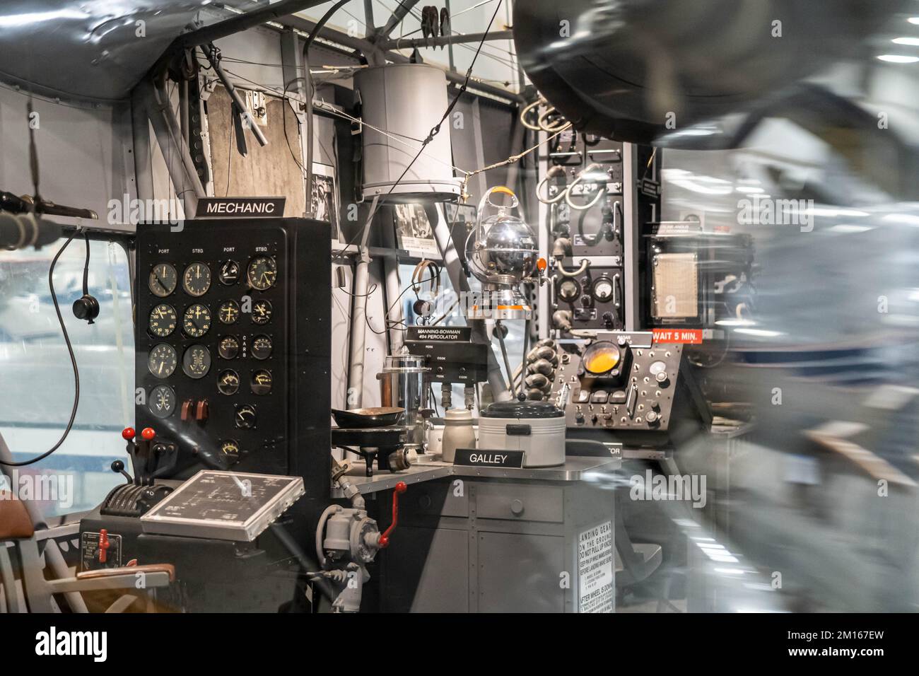 The 1942 Goodyear blimp ZNP-K control car Stock Photo - Alamy
