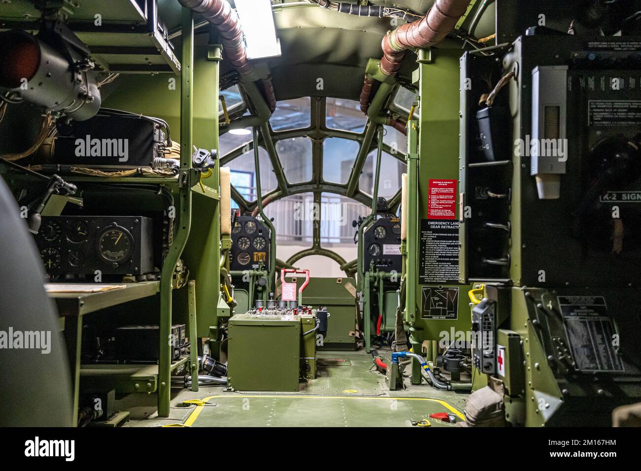 The Boeing B-29 Superfortress bomber at display in a museum Stock Photo ...