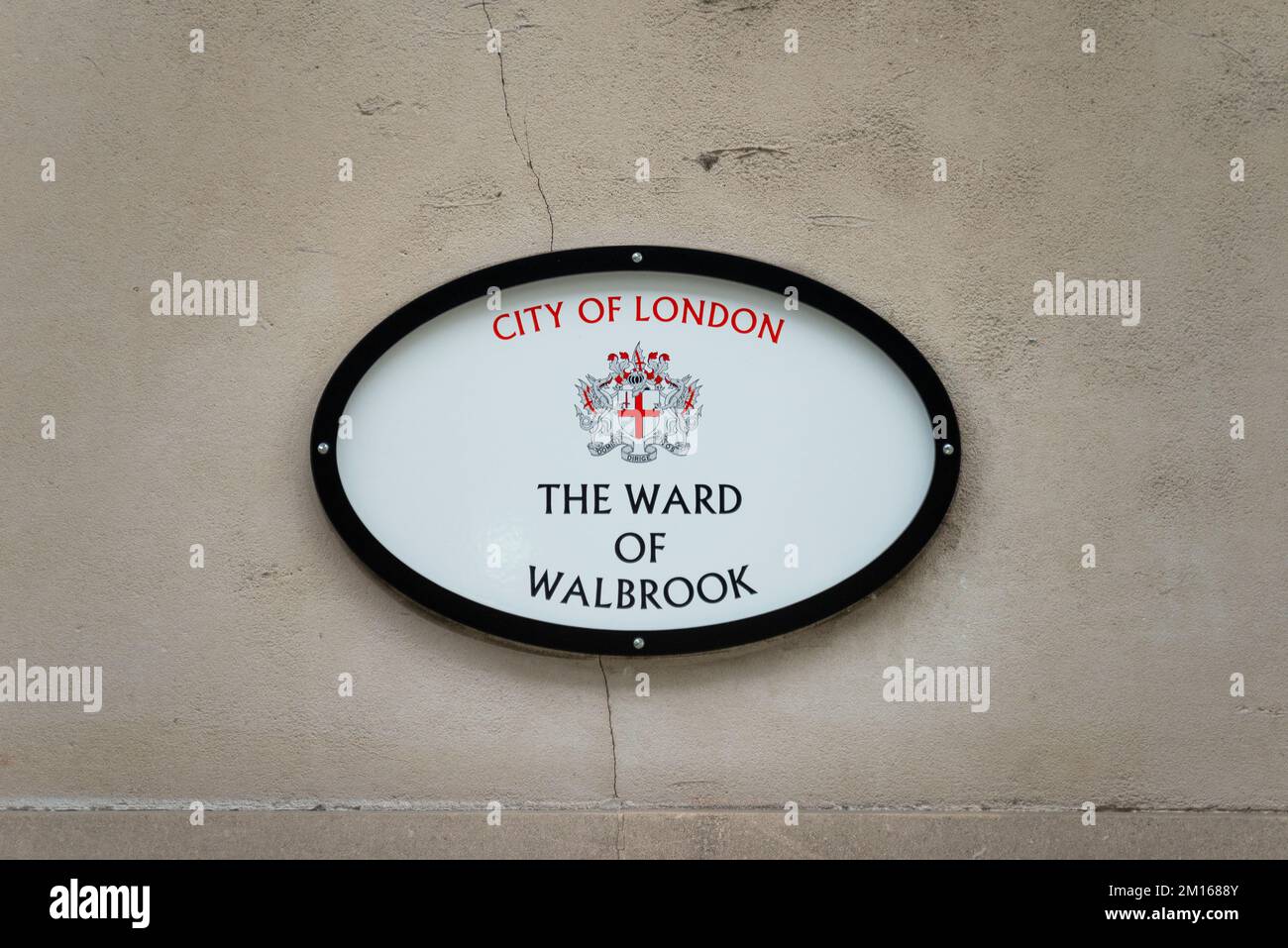 The Ward of Walbrook in the City of London, UK. is a small ward, one of ...