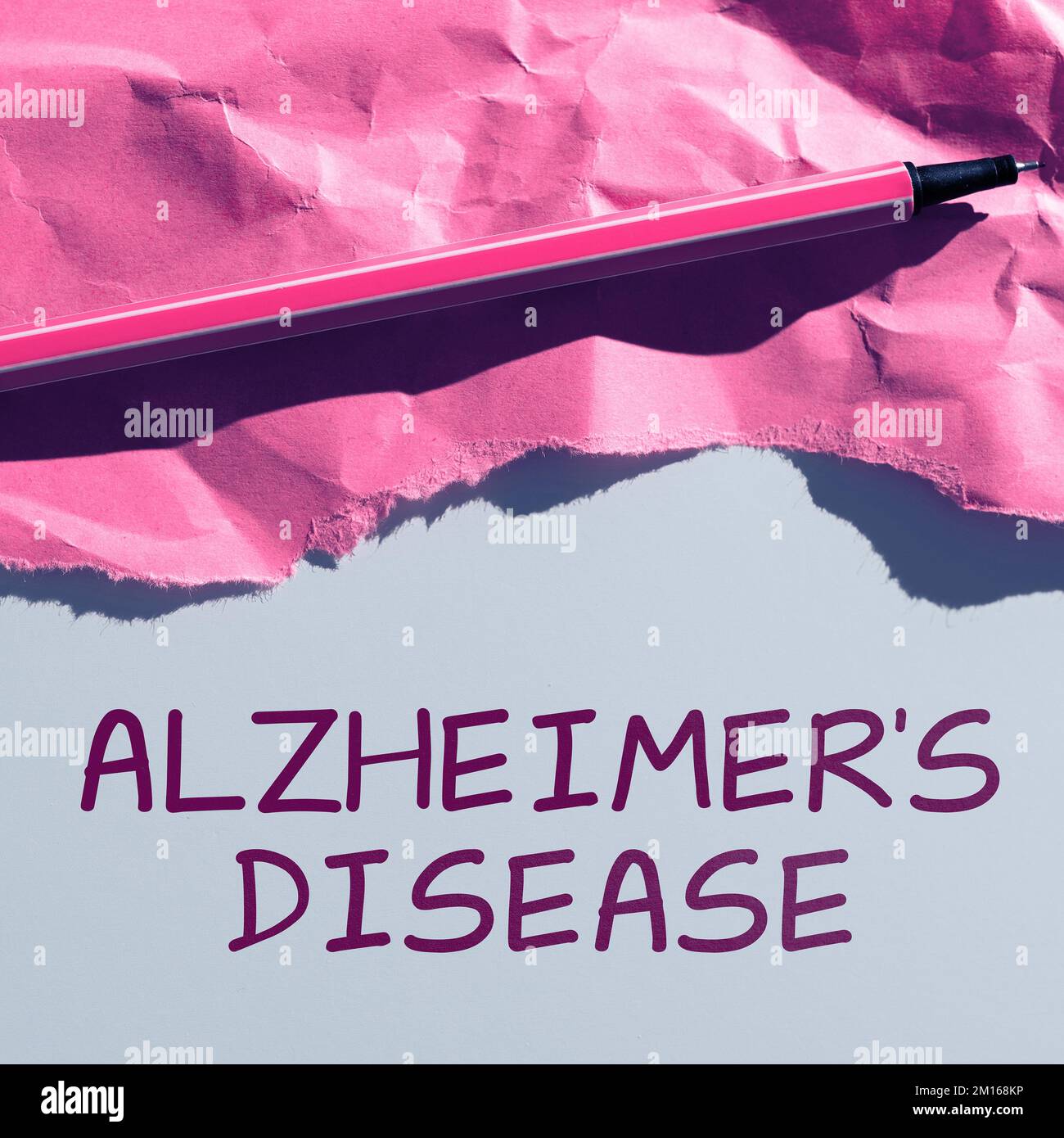 Conceptual display Alzheimer's Disease. Business showcase Advanced ...