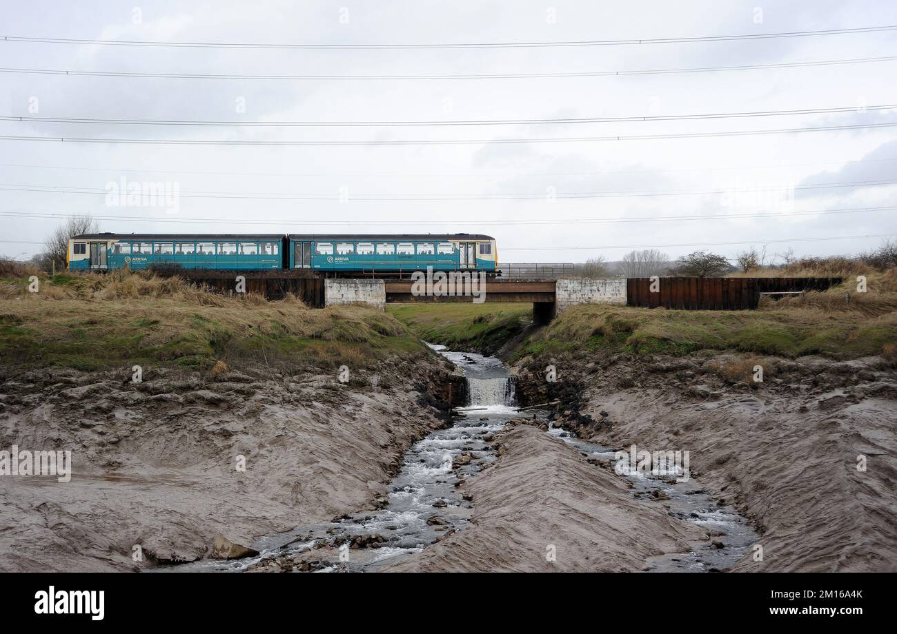 "143606" crossing the St. Pierre Pill with an eastbound service Stock ...