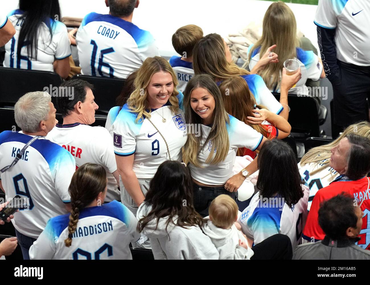 Katie Goodland, wife of Harry Kane, and Anouska Santos, partner of Luke ...