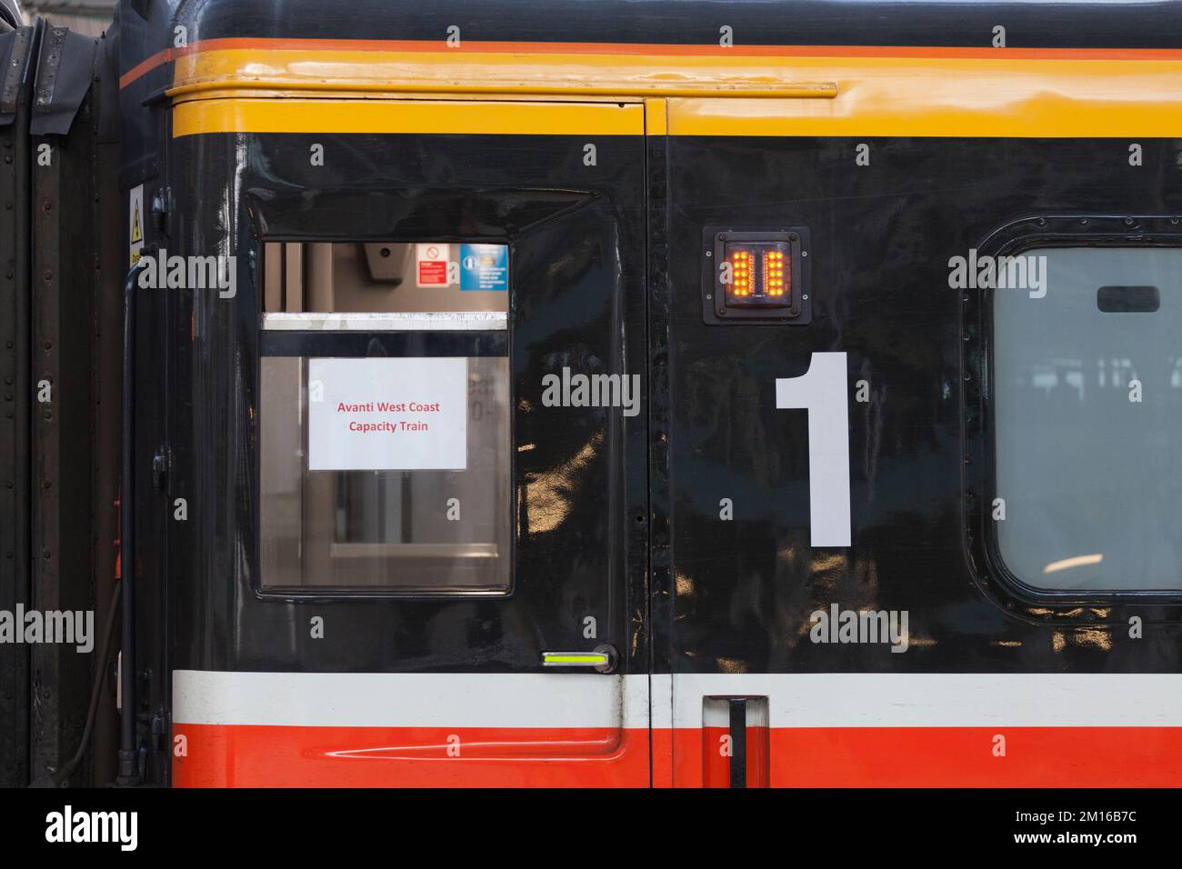 First class mk 3 railway carriage Stock Photo - Alamy