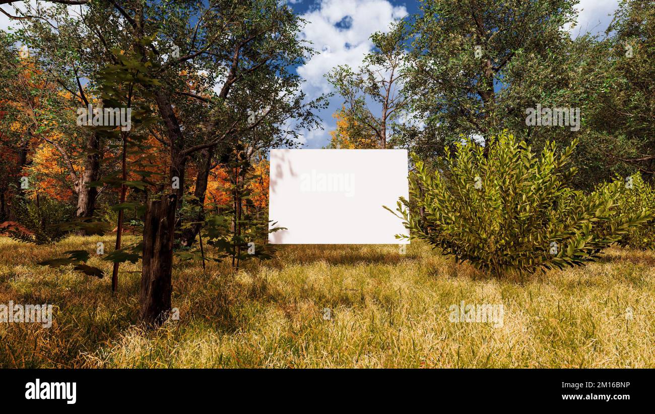 3D Render Background to ecology and sustainable development ...