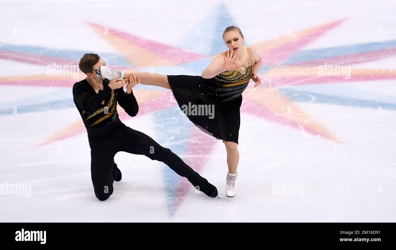 Turin, Italy. 10 December 2022. Katerina Mrazkova, Daniel Mrazek of ...