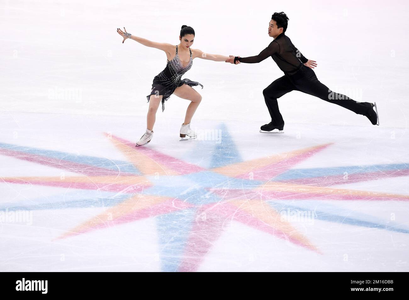 Turin, Italy. 10 December 2022. Hannah Lim, Ye Quan of Korea compete in ...