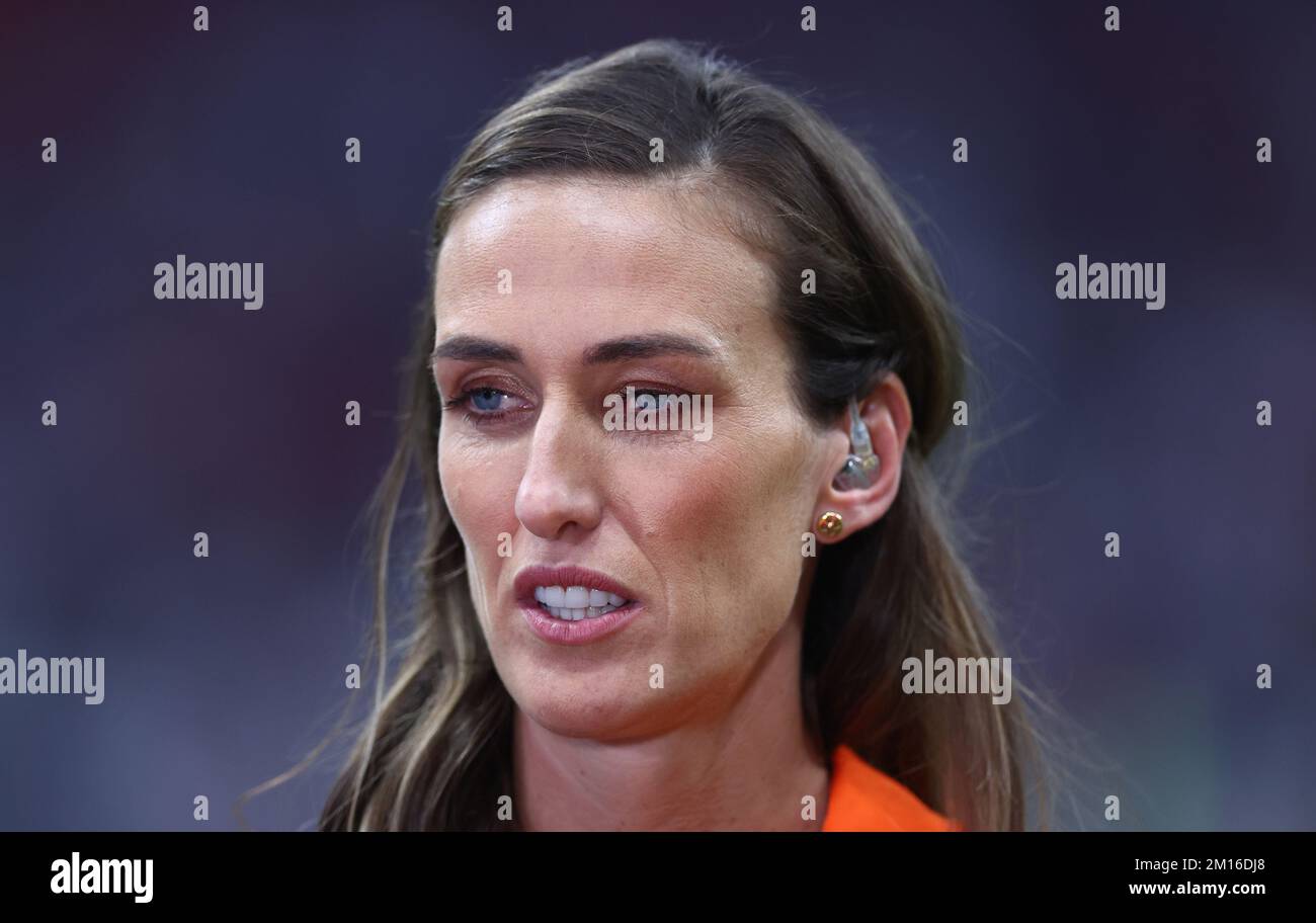 Al Khor, Qatar, 10th December 2022. Former England player Jill Scott ...