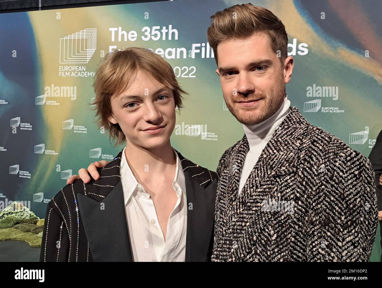 Reykjavik, Iceland. 10th Dec, 2022. actor Eden Dambrine and director ...