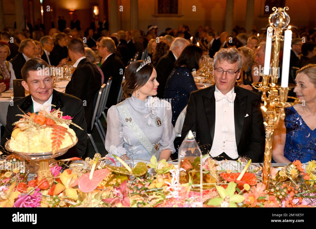 Speaker of the Parliament Andreas Norlén Princess Sofia and 2021 Nobel ...