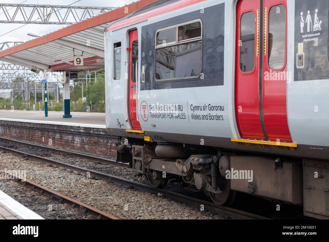 Transport For Wales class 150 train at Crewe Stock Photo - Alamy