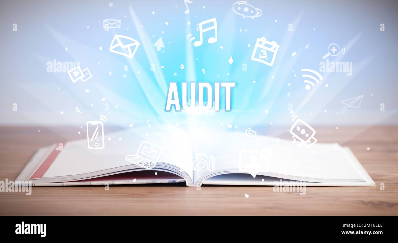 open book with business inscription Stock Photo - Alamy