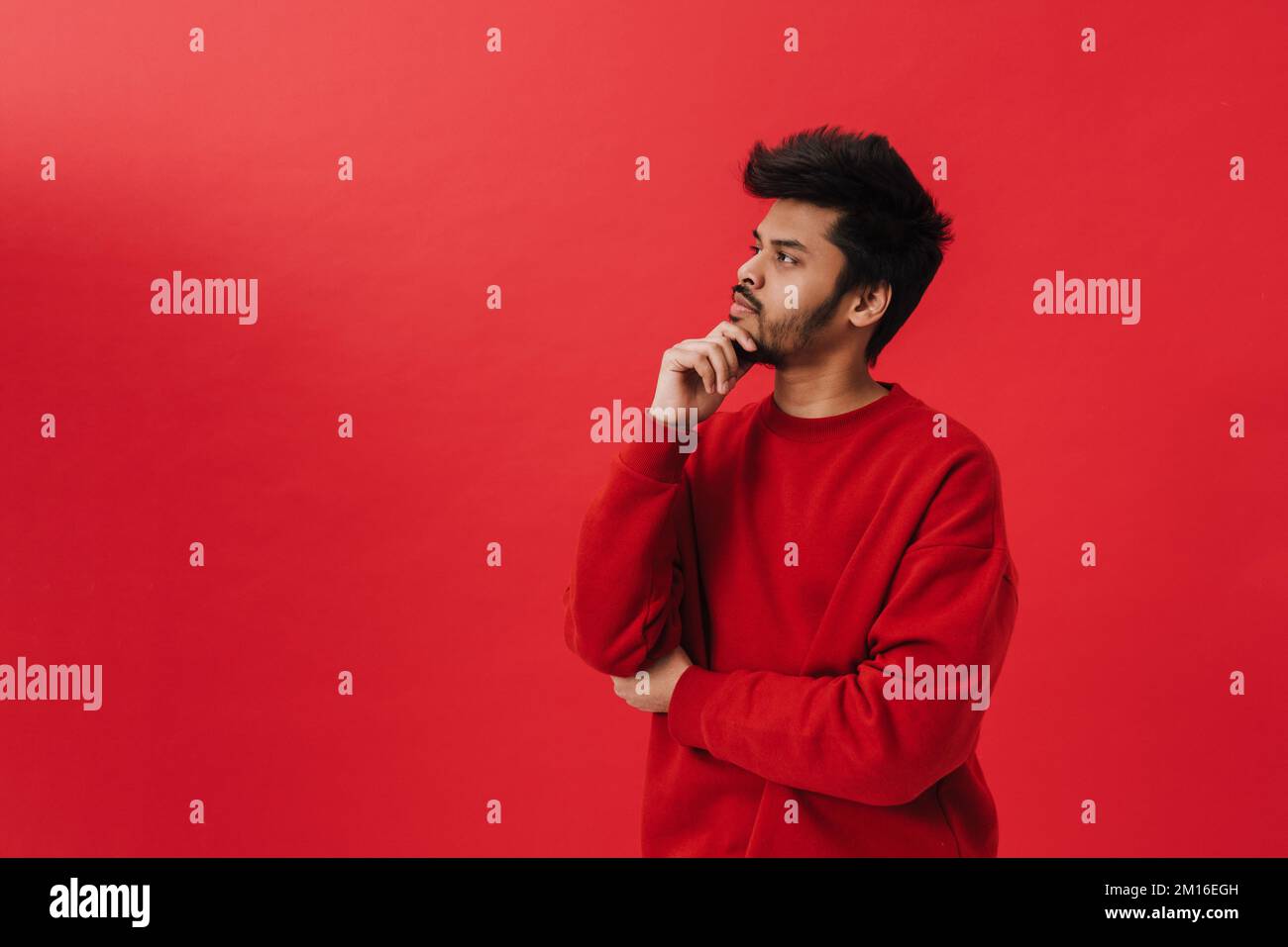 Indian man thinking hi-res stock photography and images - Alamy