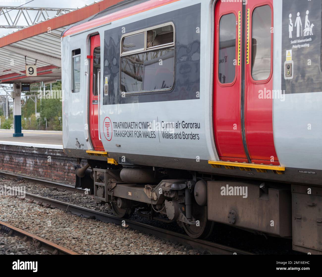 Transport For Wales class 150 train at Crewe Stock Photo - Alamy