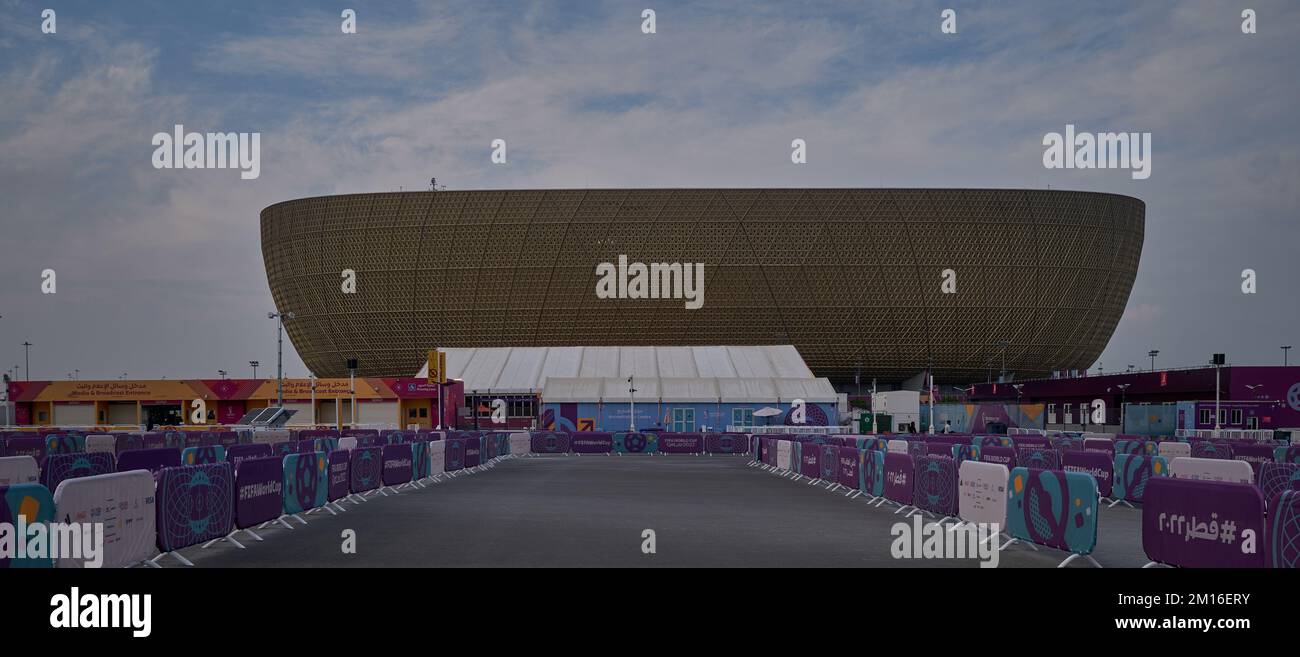 Lusail Stadium (80,000-seats) in Lusail where the FIFA World Cup Qatar ...