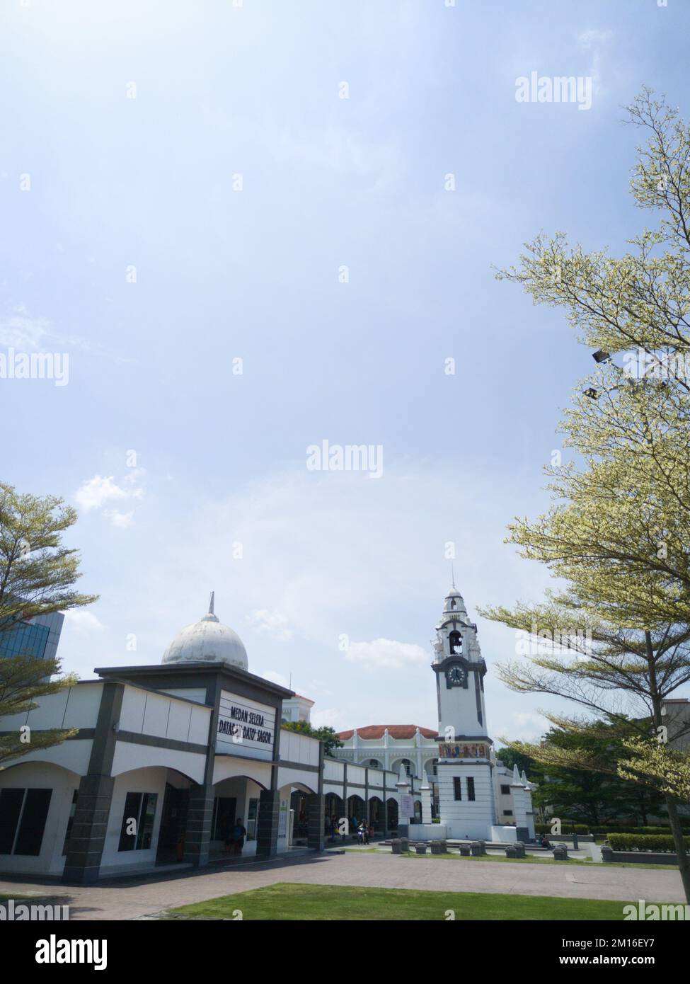 The famous Birch Memorial Clock Tower - White Old British Colonial ...