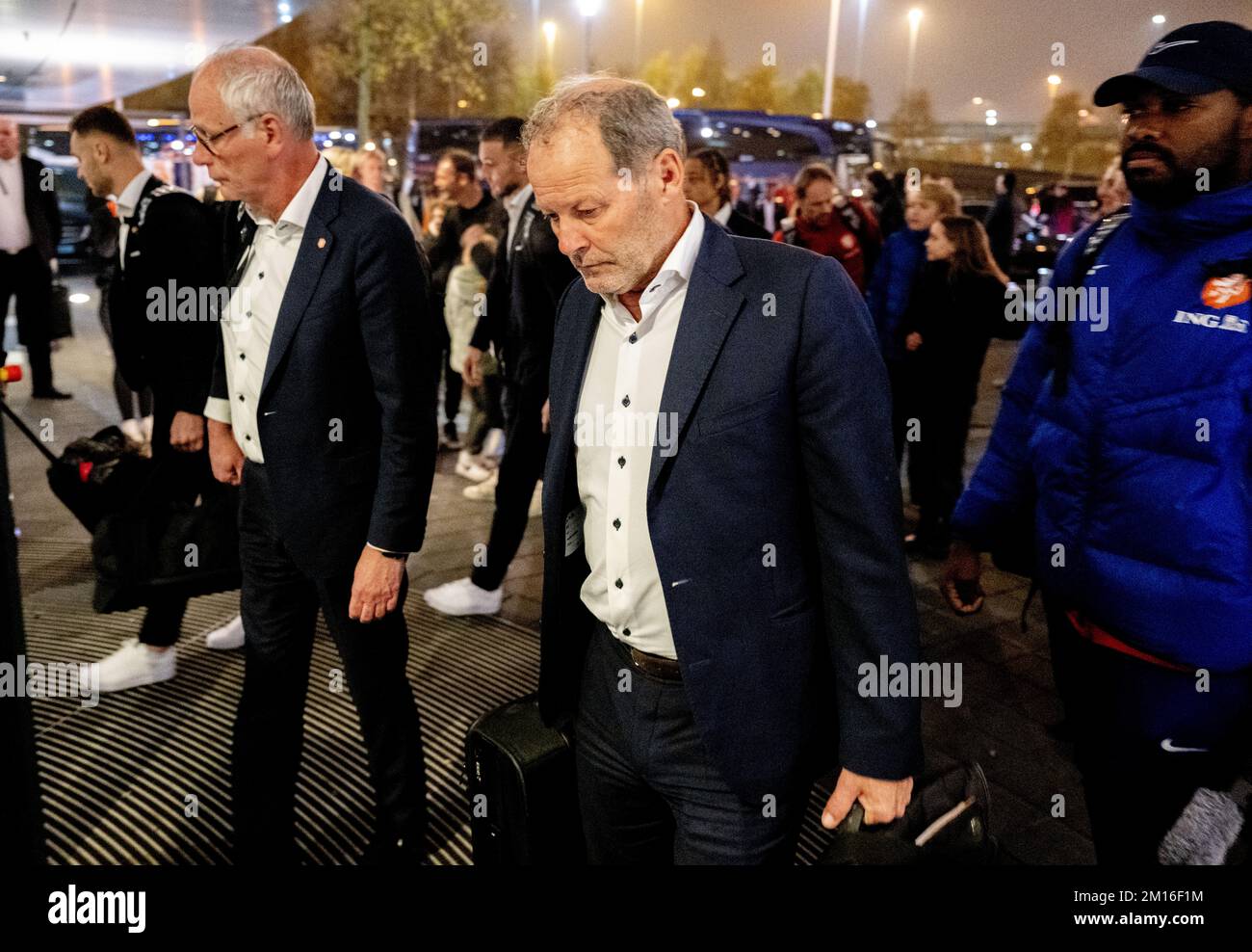 SCHIPHOL - Danny Blind of the Dutch national team arrives at Schiphol ...
