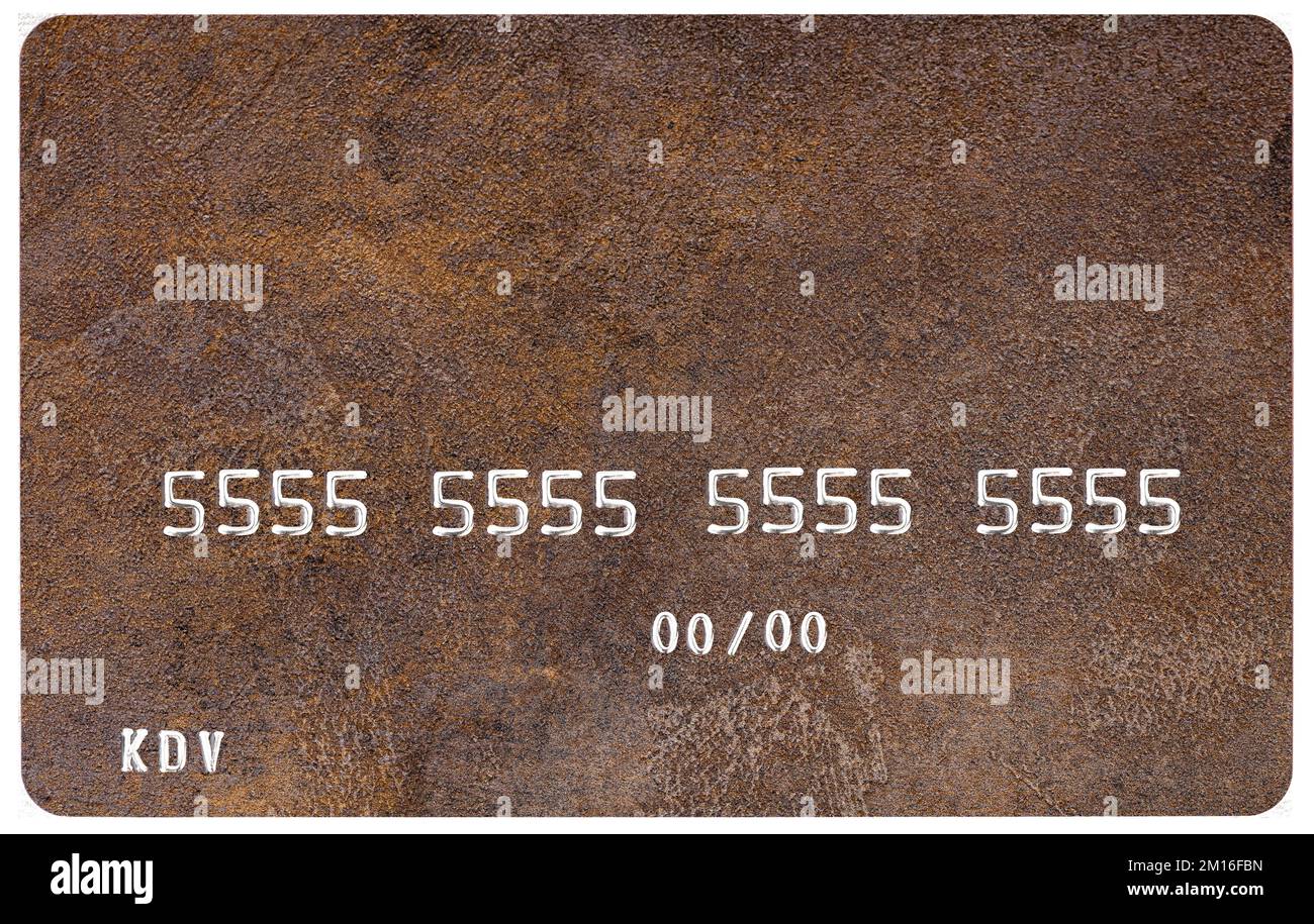 Empty debit, credit card closeup for design purpose Stock Photo - Alamy