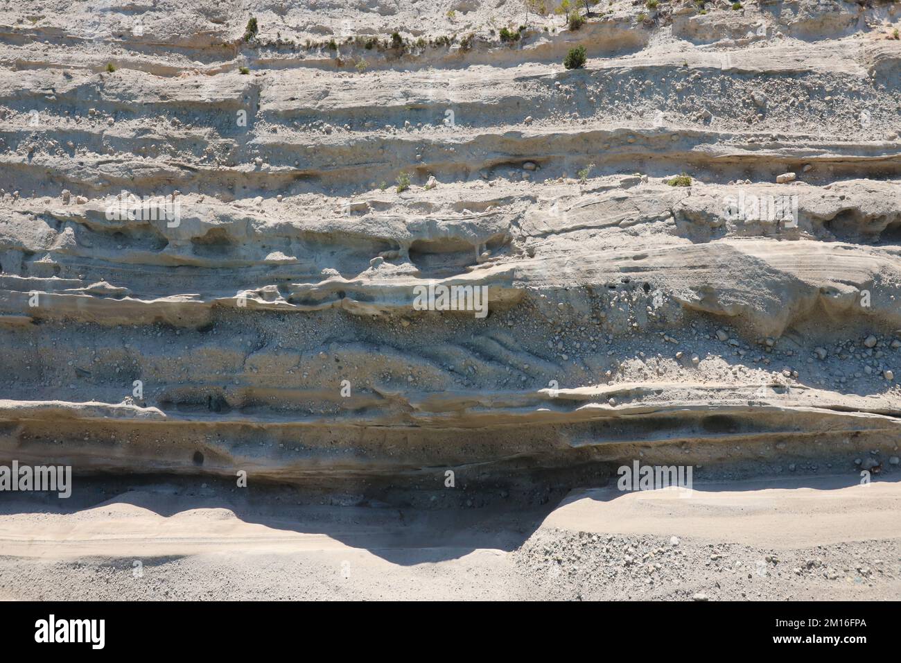 Turkey limestone oldest rocks texture close up in daytime outdoors ...