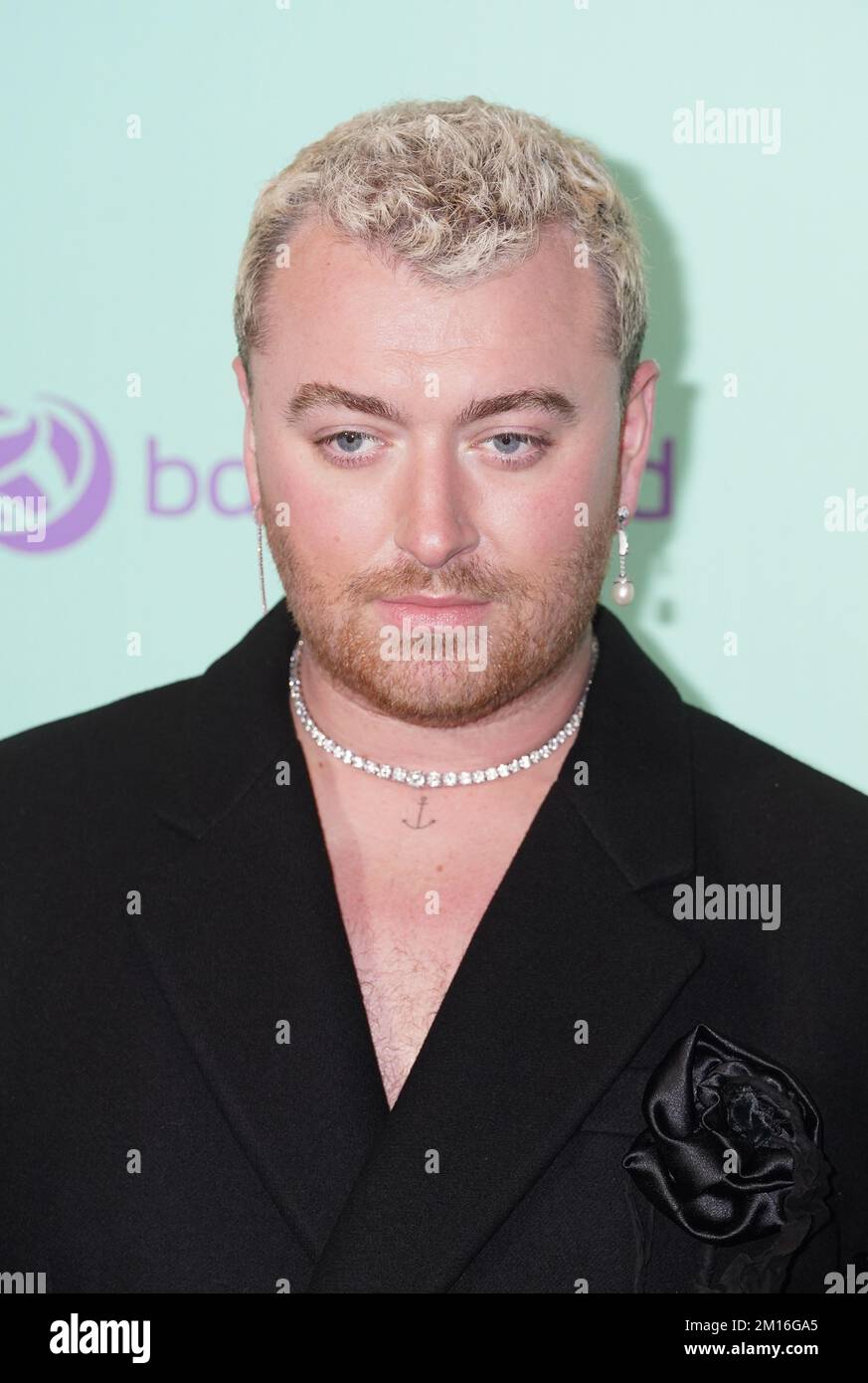 Sam Smith backstage during day one of Capital's Jingle Bell Ball with ...