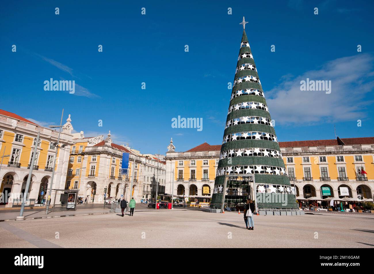 Christmas tree in historical center at hi-res stock photography and ...