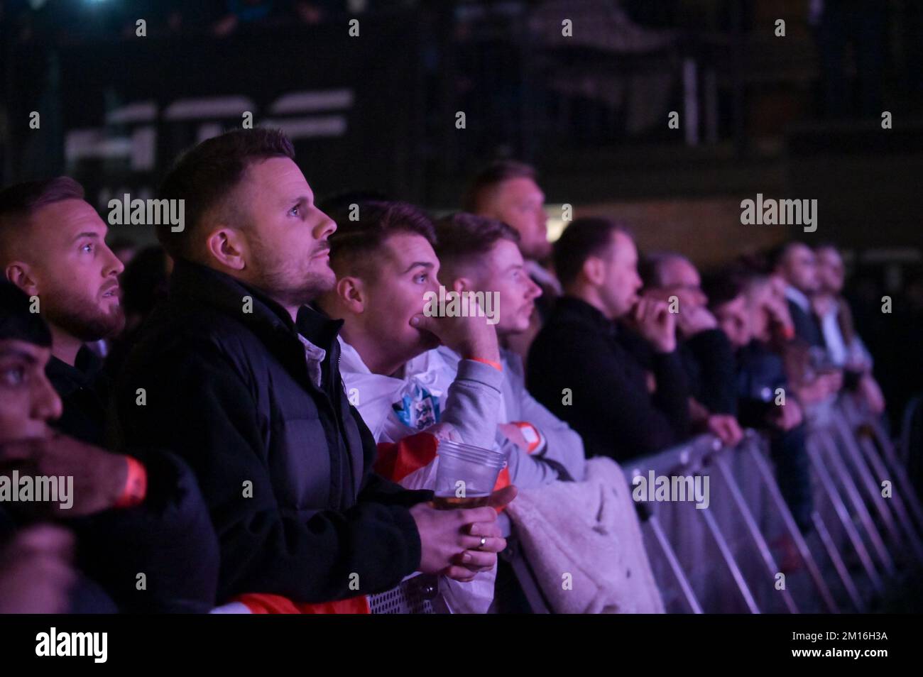 The Mill, Digbeth, Birmingham, December 10th 2022 - England fans react ...