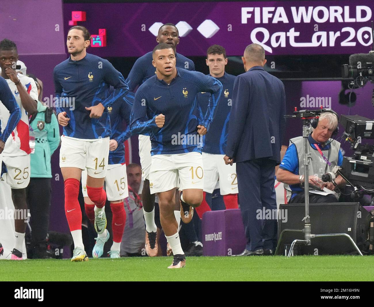 12/10/2022, Al Bayt Stadium, Doha, QAT, World Cup FIFA 2022, quarterfinals, England vs France ...