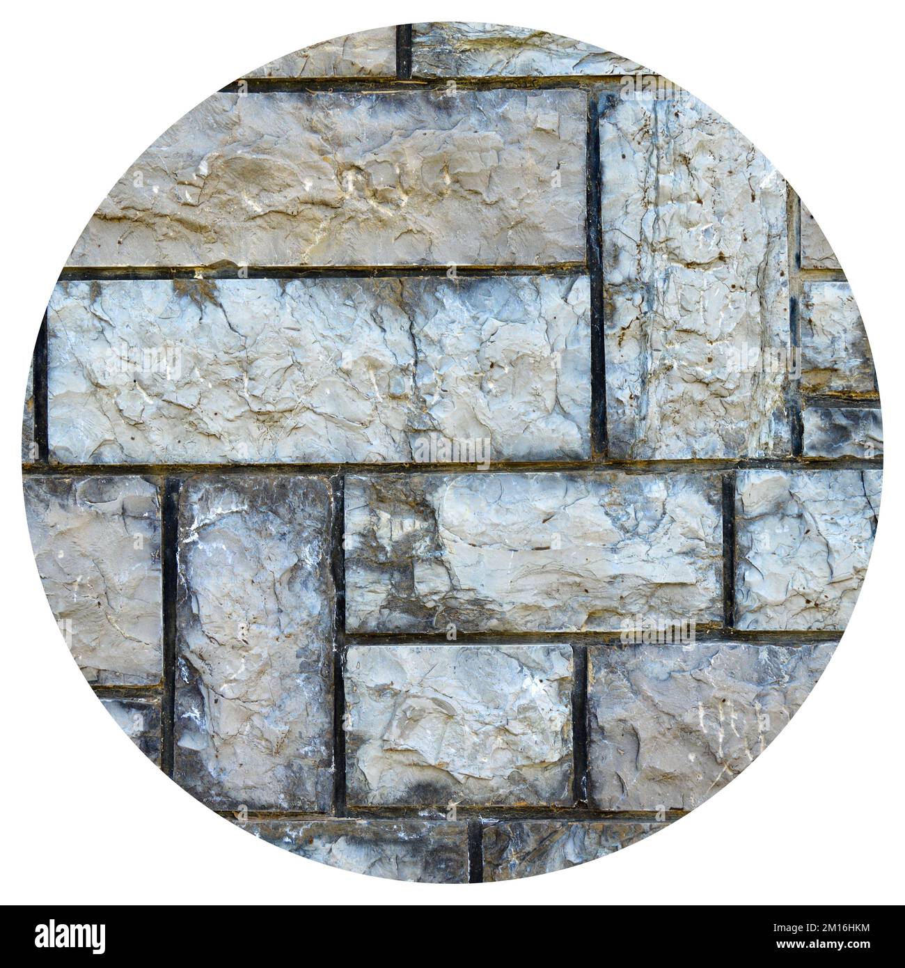Sturdy blue and gray cut stone wall, good for backgrounds, seamless ...