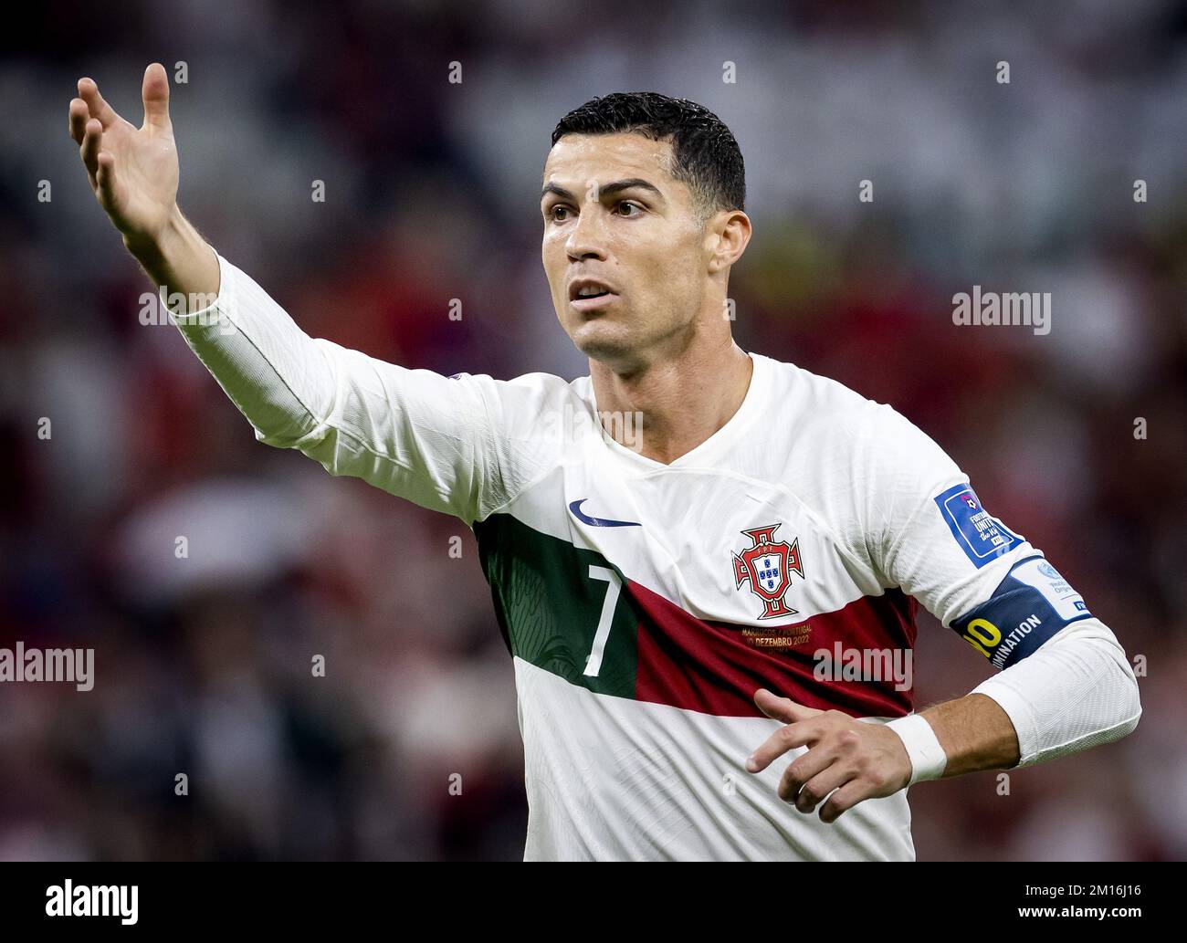 DOHA - Cristiano Ronaldo of Portugal during the FIFA World Cup Qatar ...