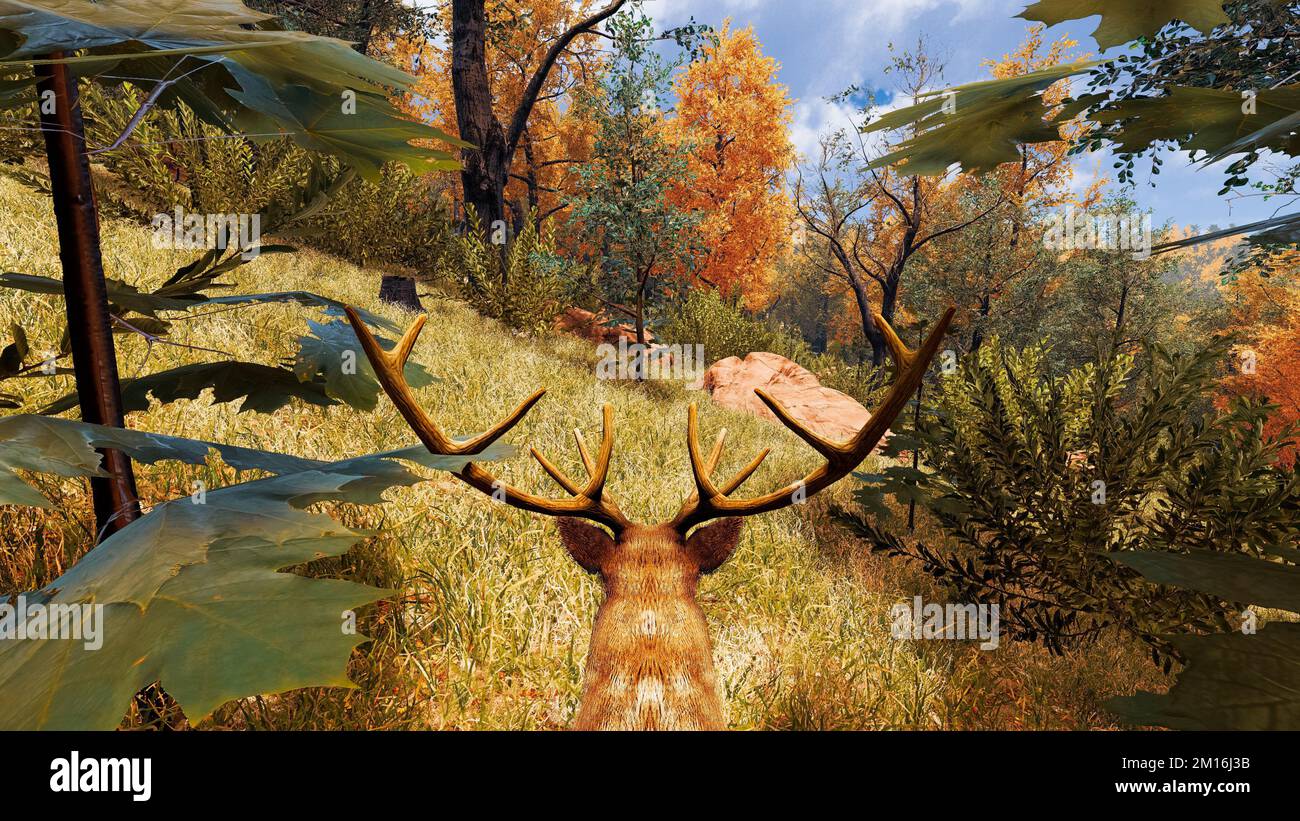 3D Render Background to ecology and sustainable development ...