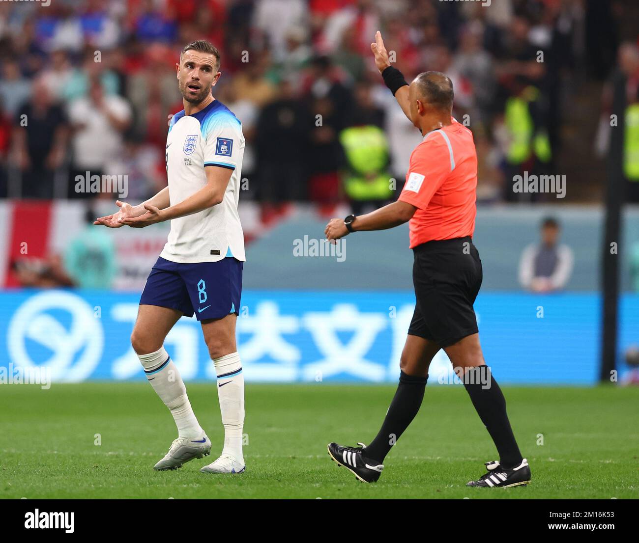 England france world cup 2022 referee hi-res stock photography and ...