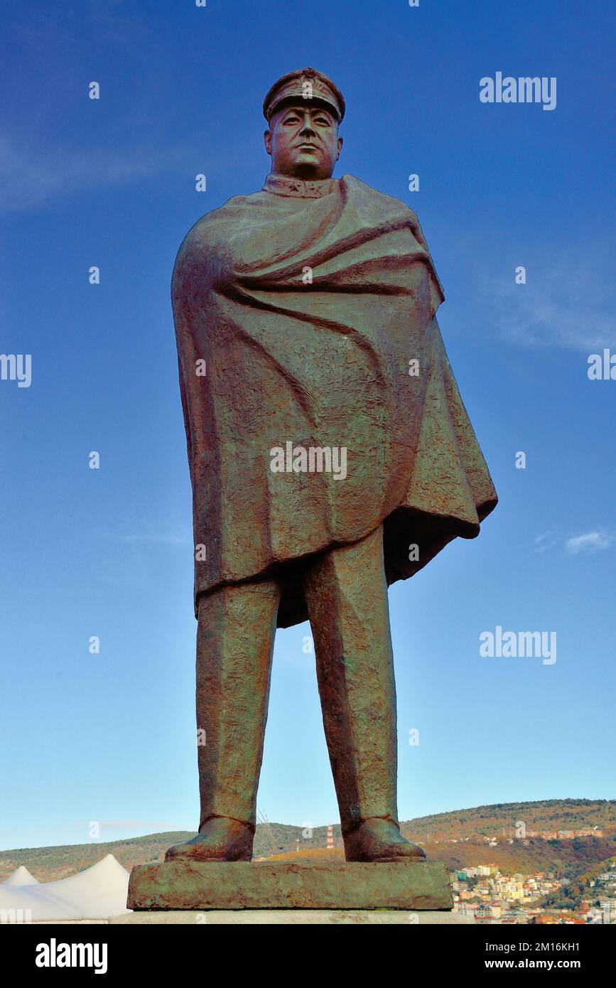 Trieste, Italy. Monument to Nazario Sauro, hero of the WWI Stock Photo ...