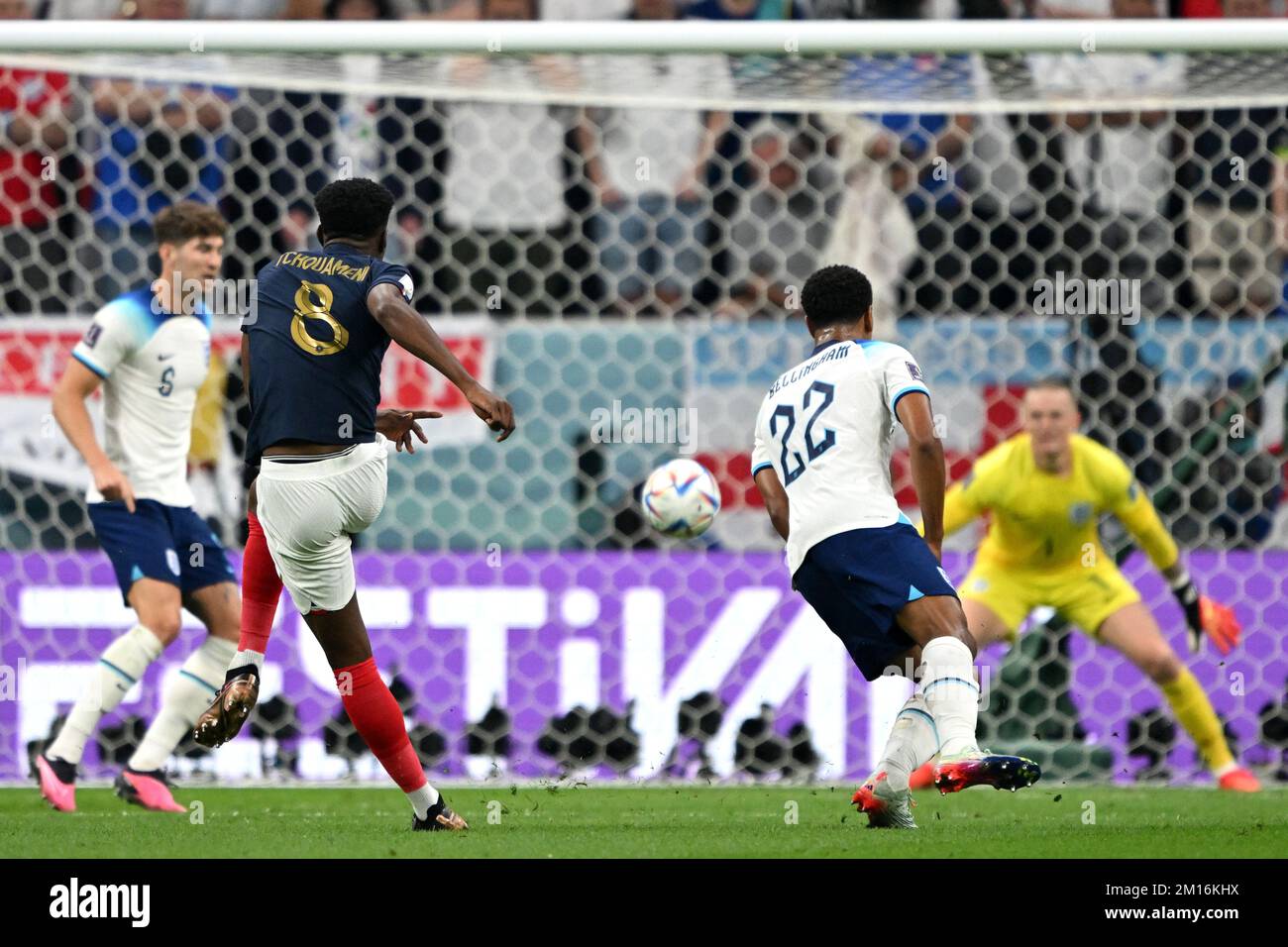 Al Chaur, Qatar. 10th Dec, 2022. Soccer, World Cup, England - France ...