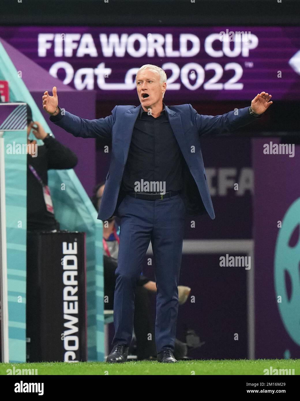 Al Khor, Qatar. 10th Dec, 2022. France head coach Didier Deschamps ...