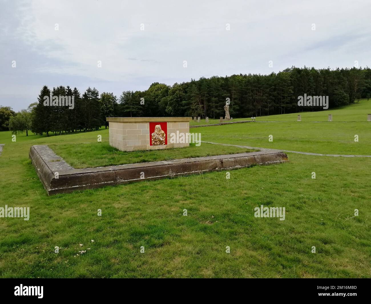 The Lidice Memorial statue to the Children Victims of World War II in a ...