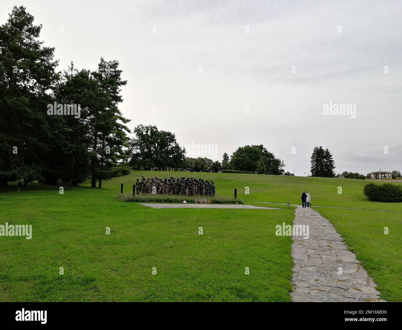 The Lidice Memorial statue to the Children Victims of World War II in a ...