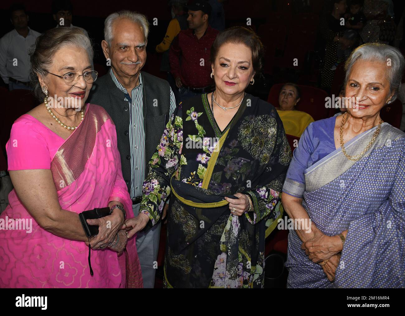 L-R Bollywood actress Asha Parekh, film director Ramesh Sippy (c ...
