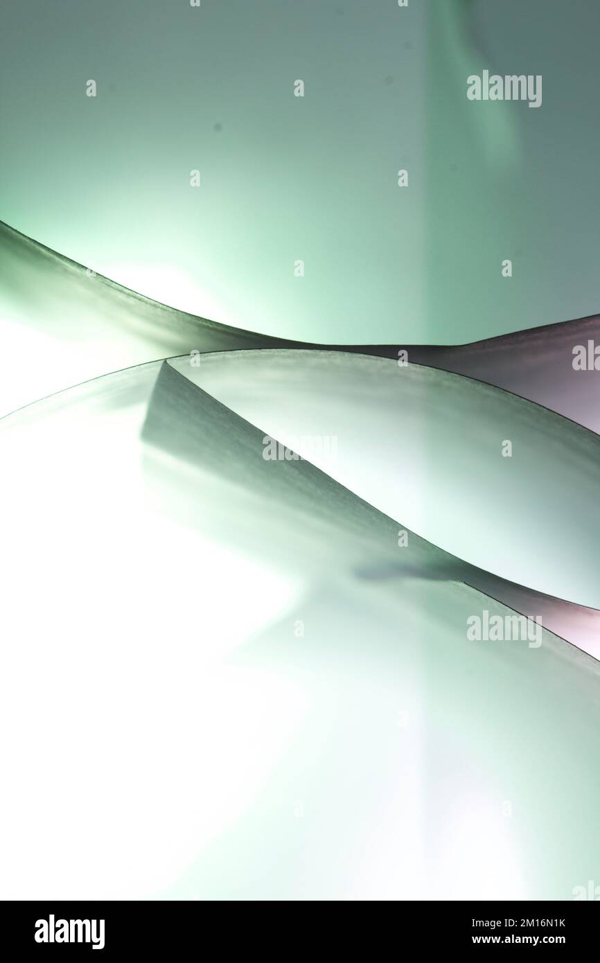 Circular paper art with straight edges and curved edges Stock Photo - Alamy