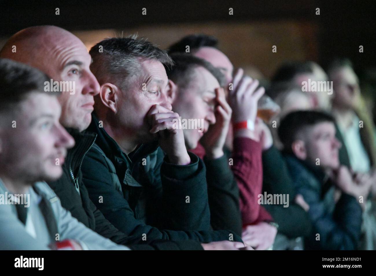 The Mill, Digbeth, Birmingham, December 10th 2022 - England fans react ...