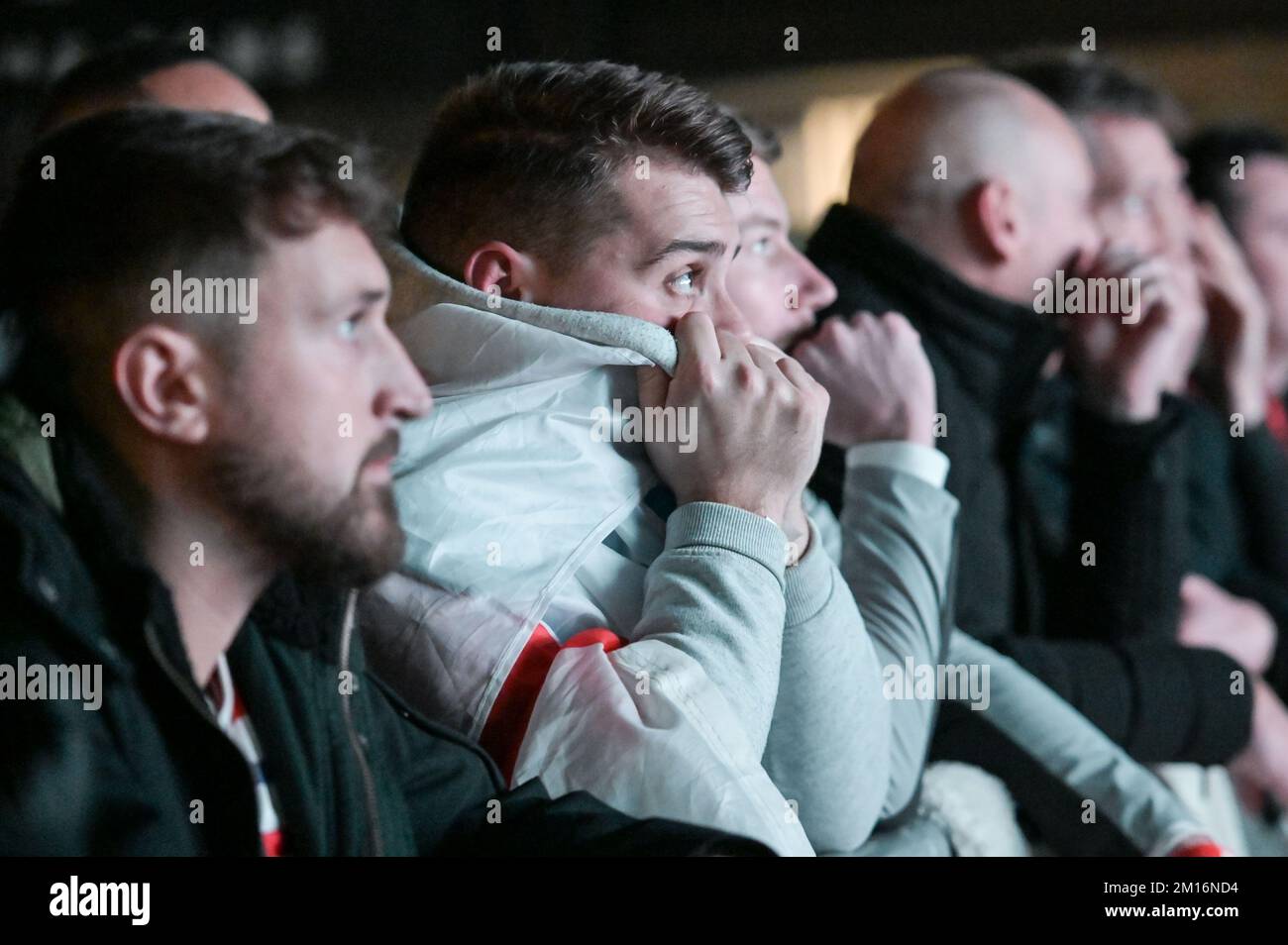The Mill, Digbeth, Birmingham, December 10th 2022 - England fans react ...
