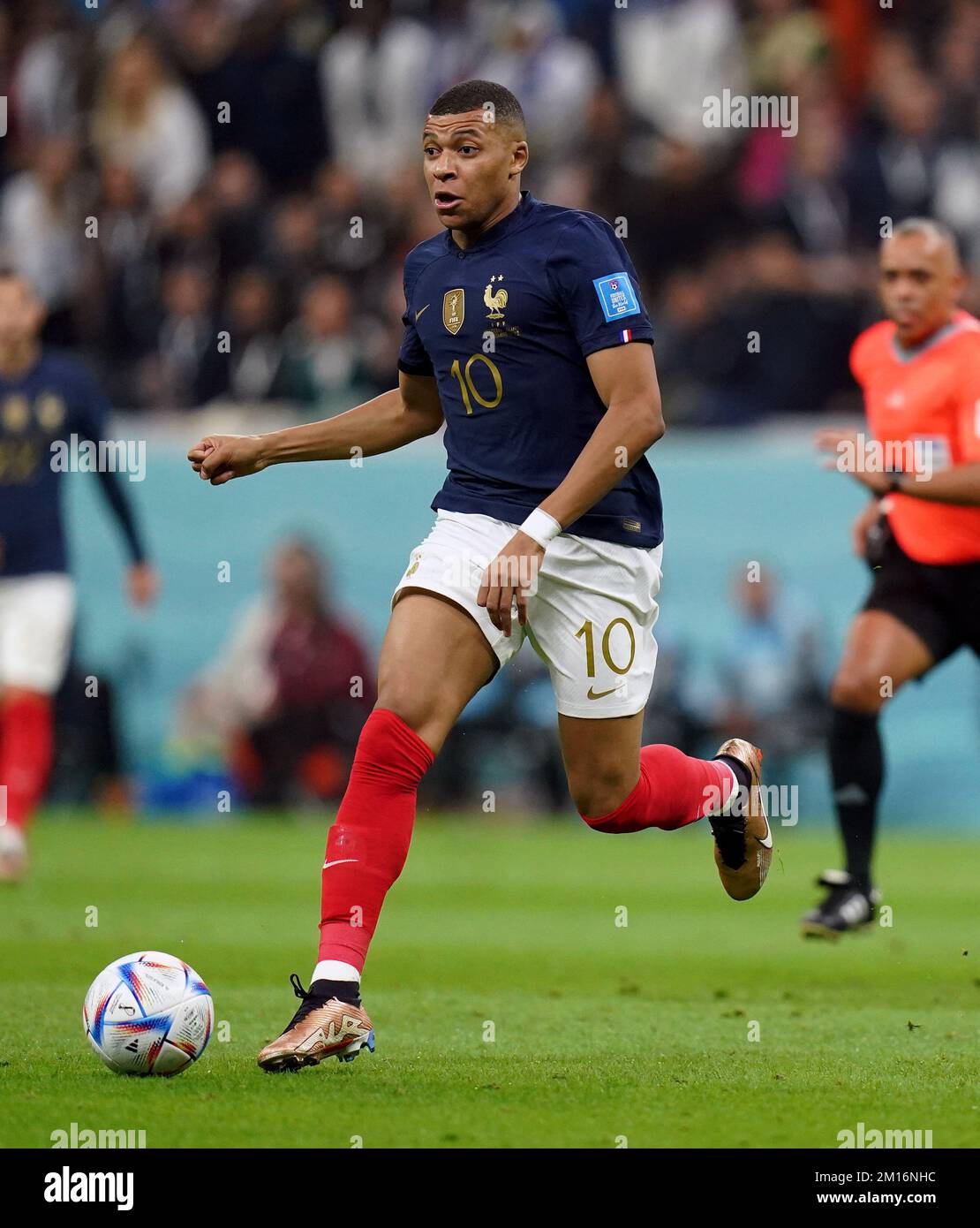 France's Kylian Mbappe during the FIFA World Cup Quarter-Final match at ...